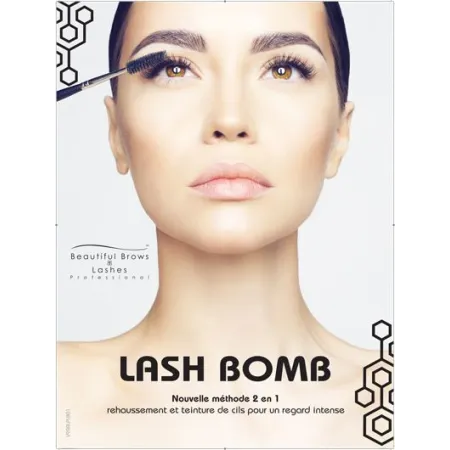 Poster Lash Bomb - Beautiful Brows and Lashes